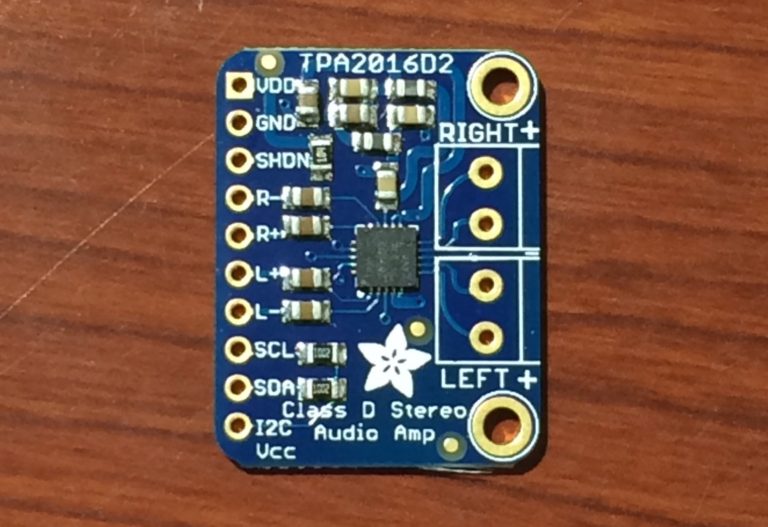 Adafruit TPA2016 with Arduino - KENTARO TANAKA